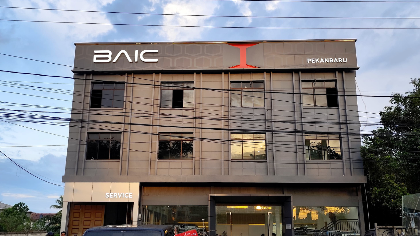 Pembangunan Showroom BAIC Pekanbaru | Jasa Kontraktor Jakarta