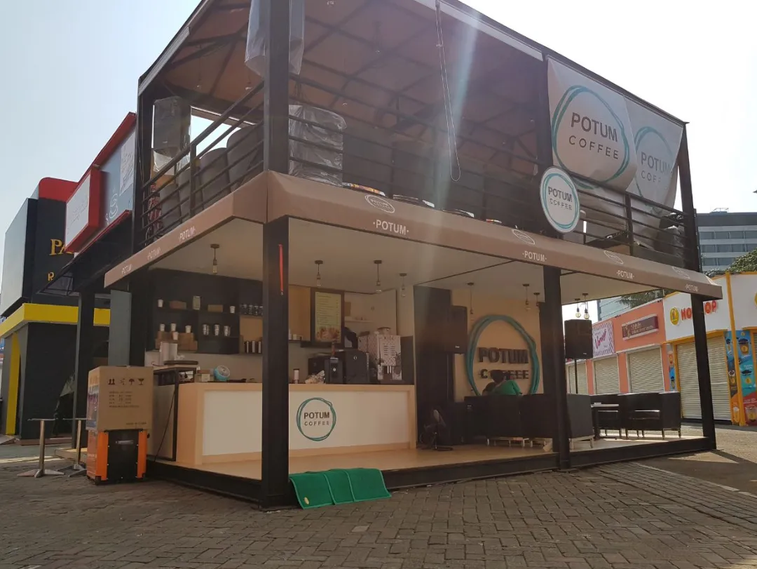 jasa container cafe potum coffee | Interior Cafe